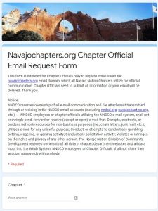 Chapters | Navajo Nation Division of Community Development
