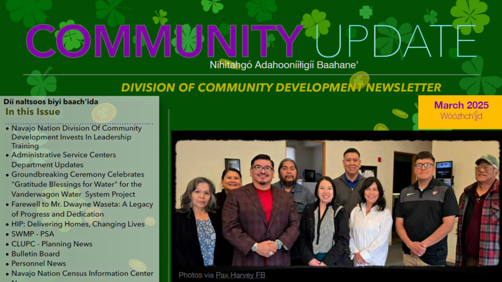 Navajo Nation Division of Community Development | NNDCD's mission is to ...